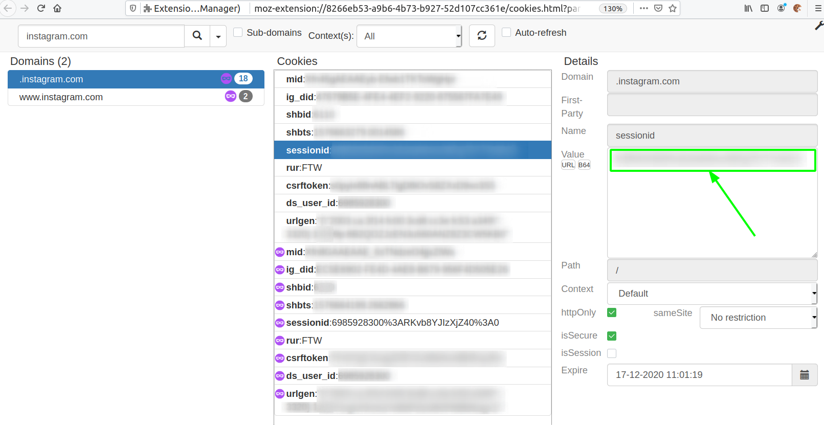 How To Get The Instagram Sessionid Cookie Storrito Blog